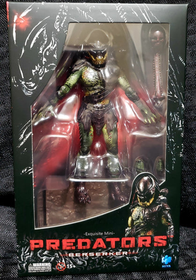 Hiya Toys PREDATORS - Berserker Predator Action Figure Exquisite Mini ...