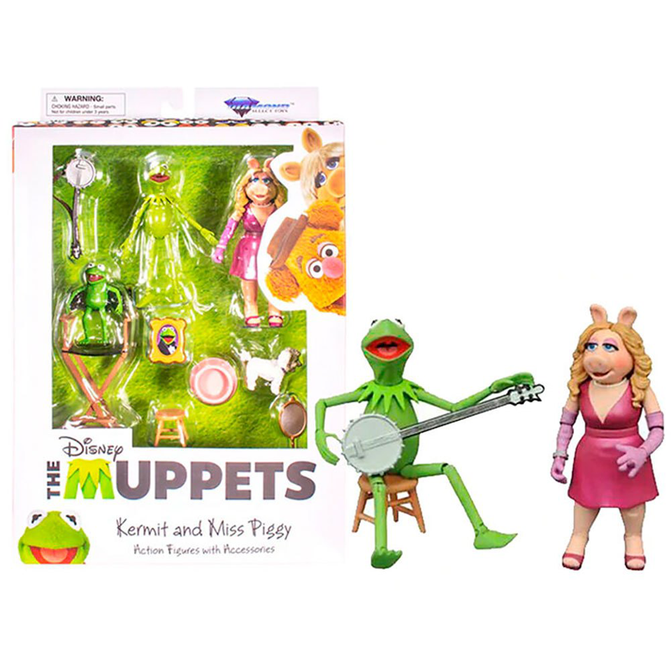 Diamond Select Muppets Kermit with Piggy Action Figure – Neverland Toys ...