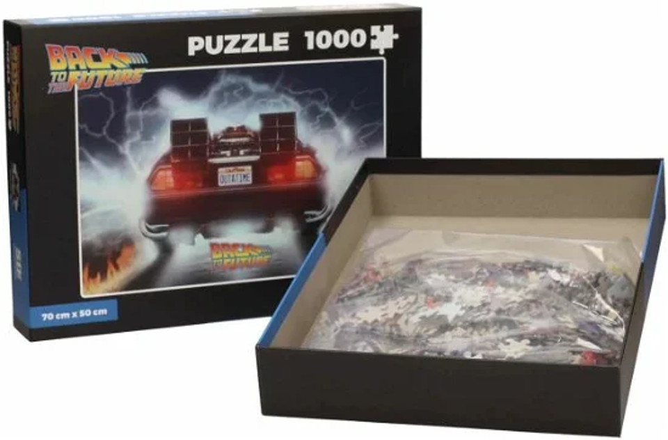 Back to the Future Delorean Outta Time Puzzle 1000 Pieces – Neverland ...