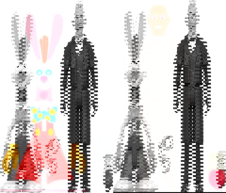 Super7 Who Framed Roger Rabbit Judge Doom 2 Pack Reaction Figure ...