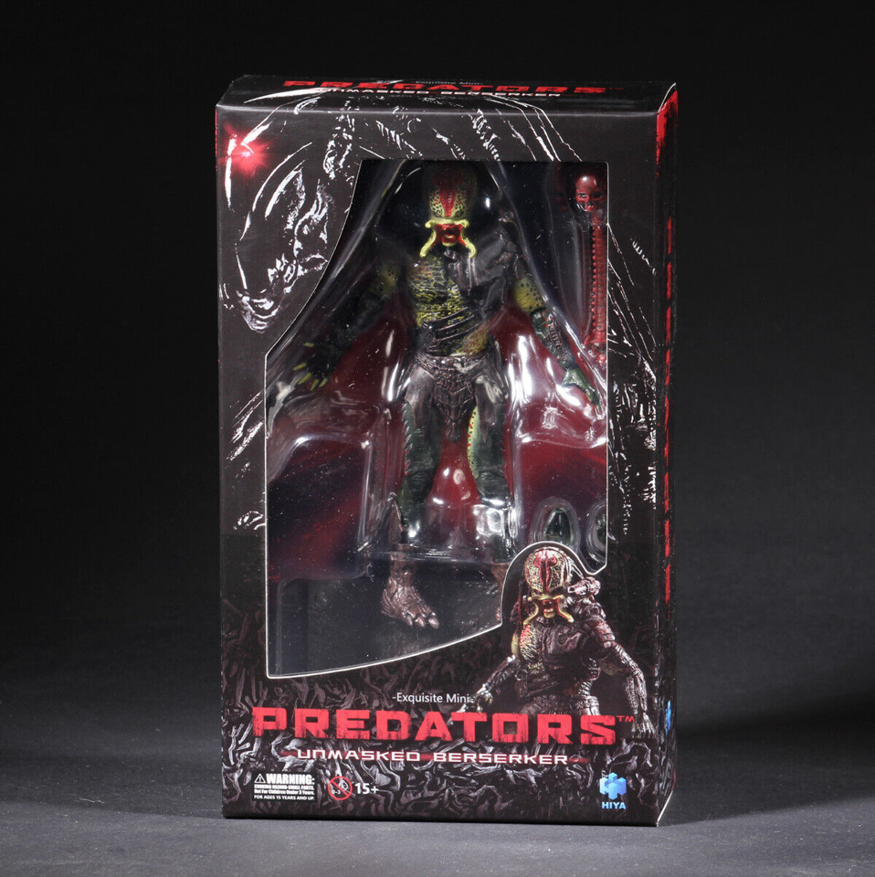 Hiya Toys PREDATOR 2 - Unmasked Berserker Predator Action Figure Exqui ...
