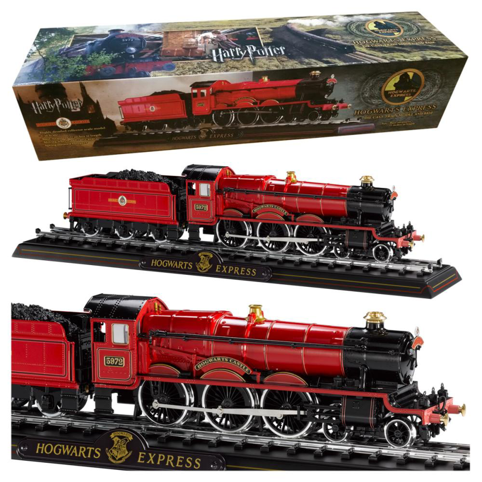 Noble Collection Harry Potter Hogwarts Express Die Cast Train Model an ...