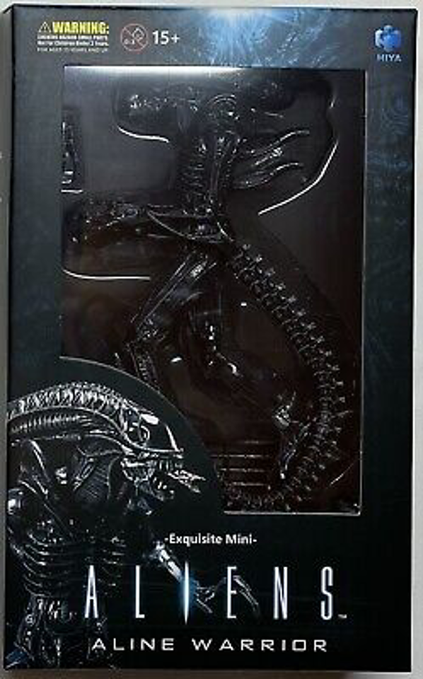 Hiya Toys ALIENS - Alien Warrior (Blue) Action Figure Exquisite Mini S ...