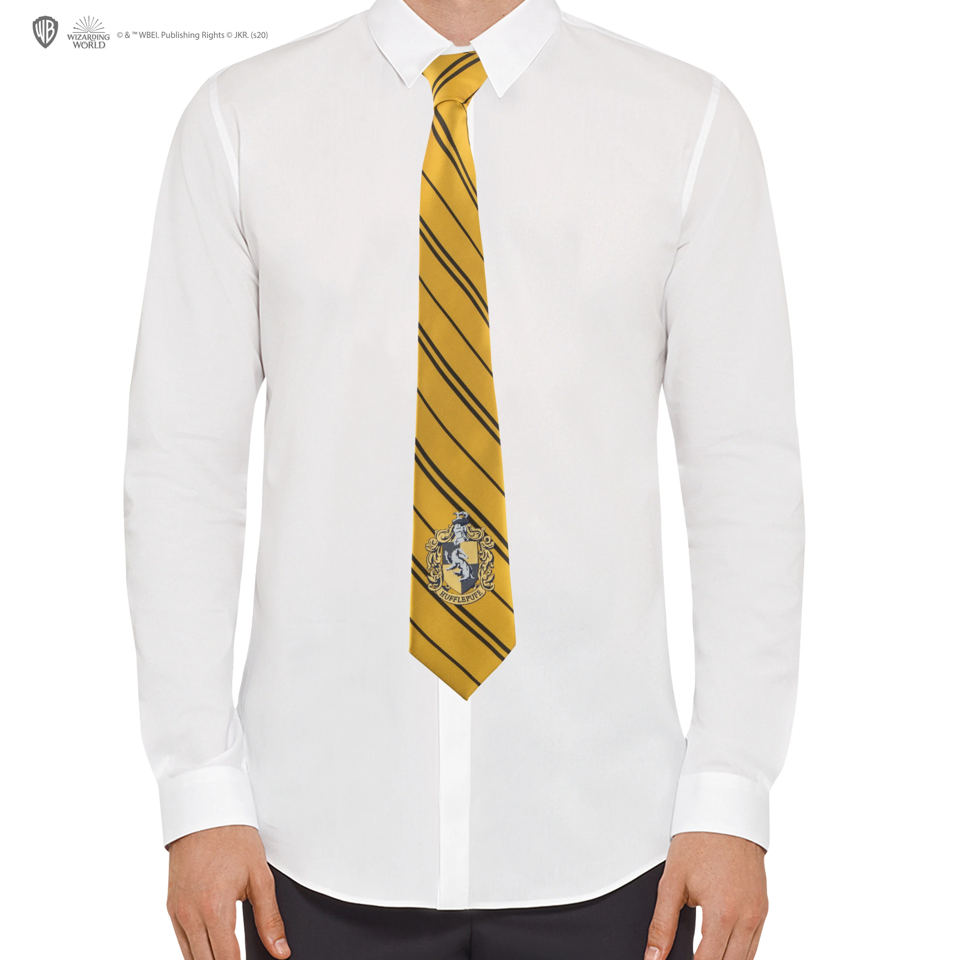 Cinereplicas Harry Potter Hufflepuff Logo Necktie – Neverland Toys and ...