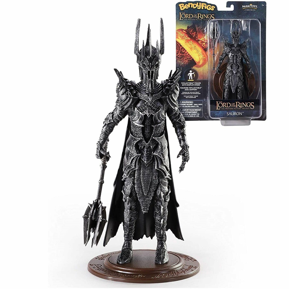 Noble Collection Lord of the Rings Sauron Bendyfig Action Figure ...