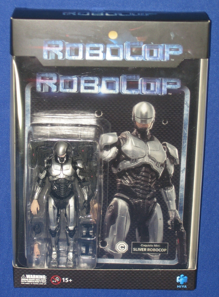 Hiya Toys ROBOCOP 2014 - ROBOCOP SILVER Action Figure Exquisite Mini S ...