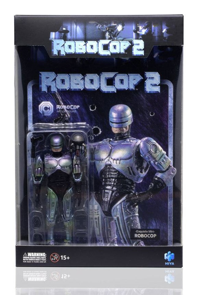 Hiya Toys ROBOCOP 2 - Robocop Action Figure Exquisite Mini Series 1:18 ...