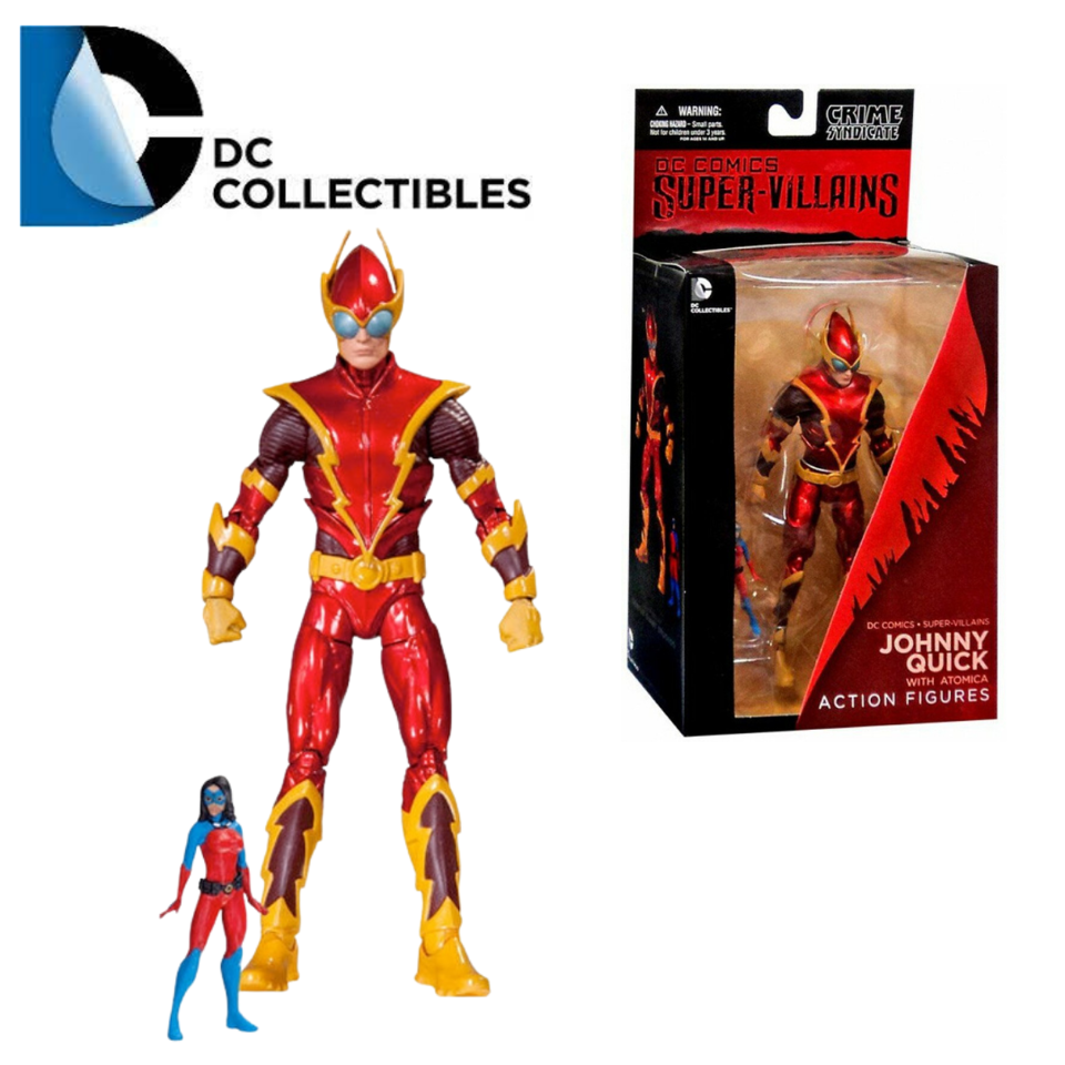 DC Comics - Super Villains - Johnny Quick and Atomica Action Figure ...