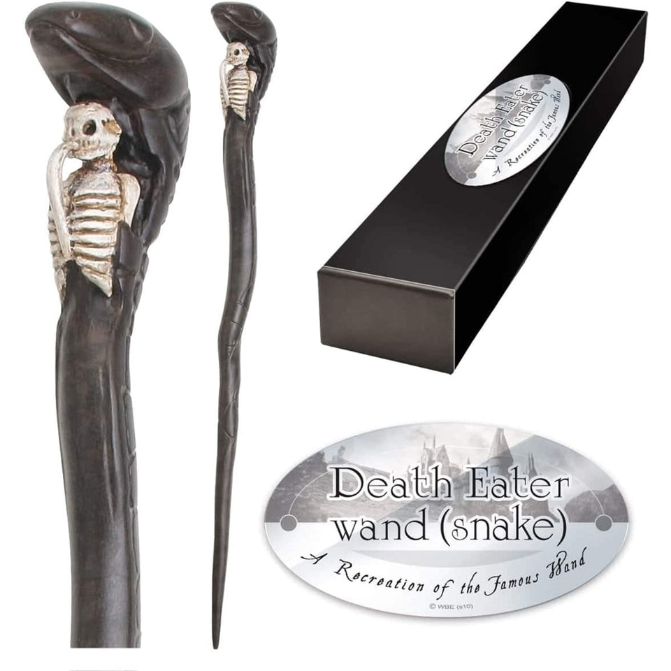 Noble Collection Harry Potter Death Eater Wand (snake) – Neverland Toys ...