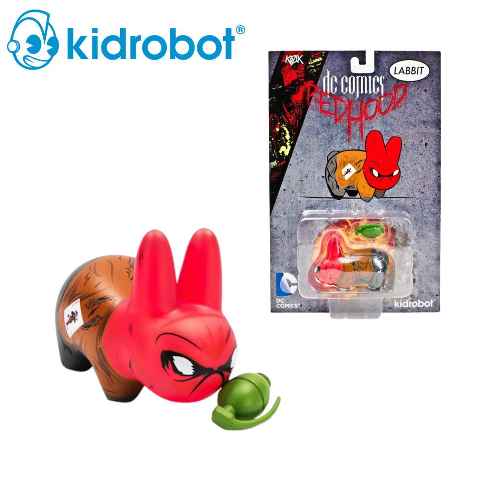 Kidrobot - DC Universe - Mini Labbit Red Hood 2.5” Vinyl Figure ...
