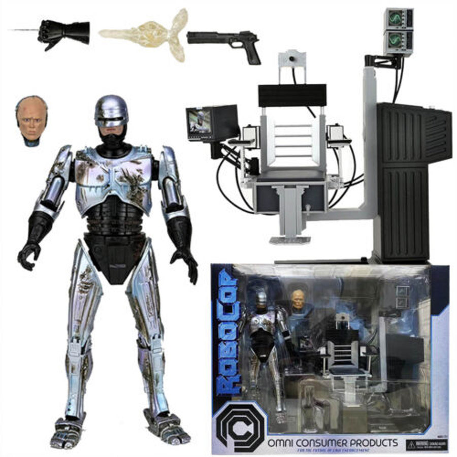 RoboCop 7" Fig Ultimate BattleDamaged RoboCop w/chair – Neverland Toys ...