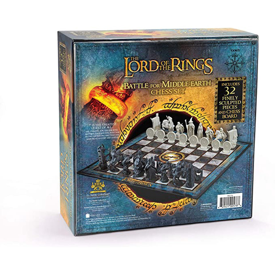 Noble Collection Lord of the Rings Chess Set – Neverland Toys and ...