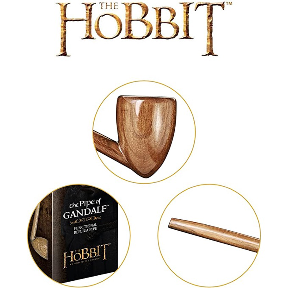 Noble Collection Hobbit Gandalf's Pipe – Neverland Toys and Collectibles