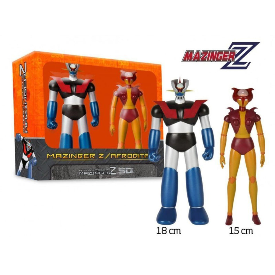 Mazinger Z Mazinger & Afrodita 2 Figures Set – Neverland Toys and ...