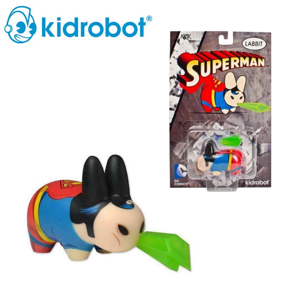 Kidrobot - DC Universe - Labbit Superman 2.5" Vinyl Mini Figure ...