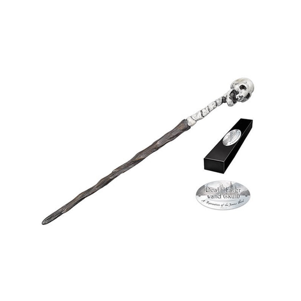 Noble Collection Harry Potter Death Eater Wand (skull) – Neverland Toys ...